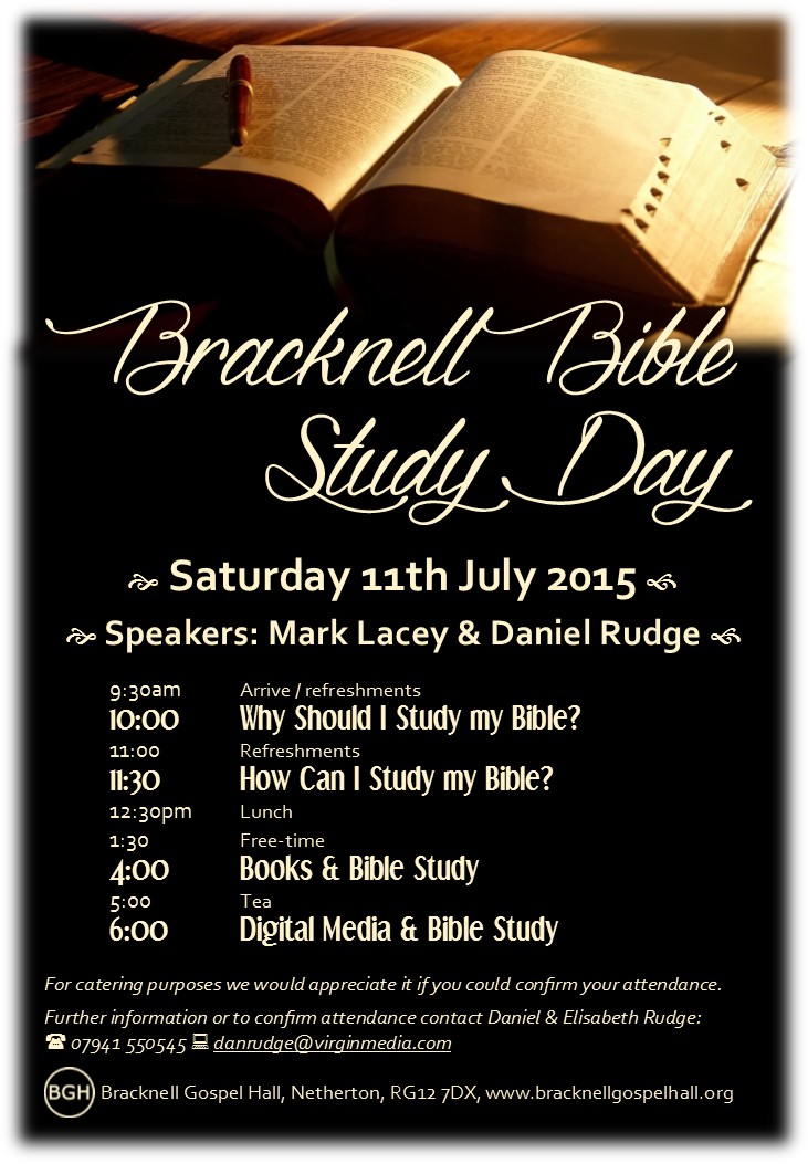 Bible Study Days – Bracknell Bible Class